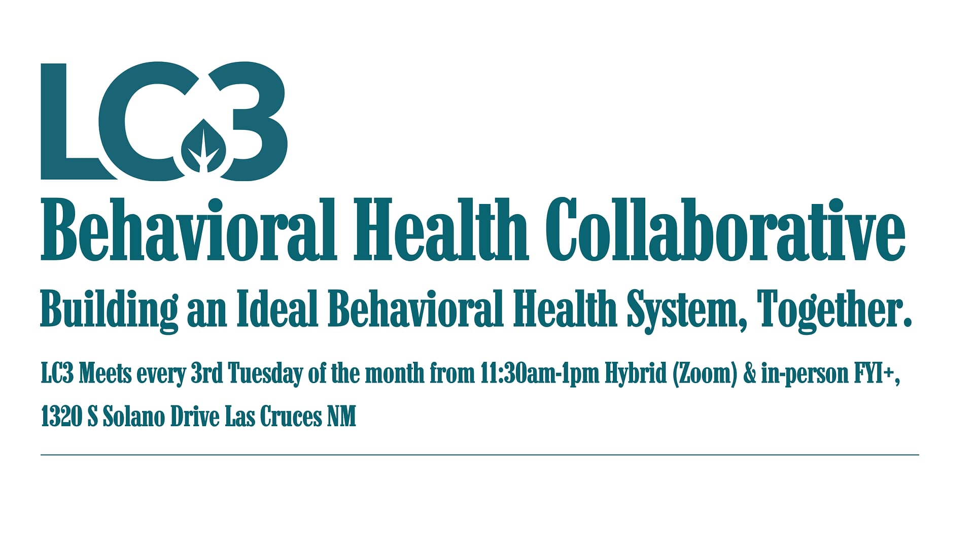 LC3 Behavioral Health Collaborative – Healthy Paso Del Norte